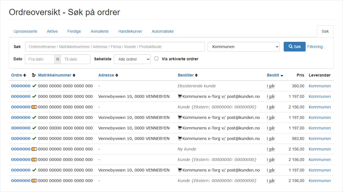 Automatisering av kommunale data